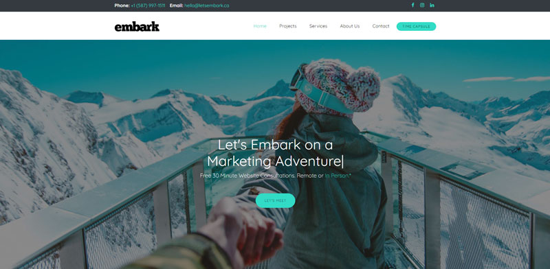 Embark Websites - Website Design and Development